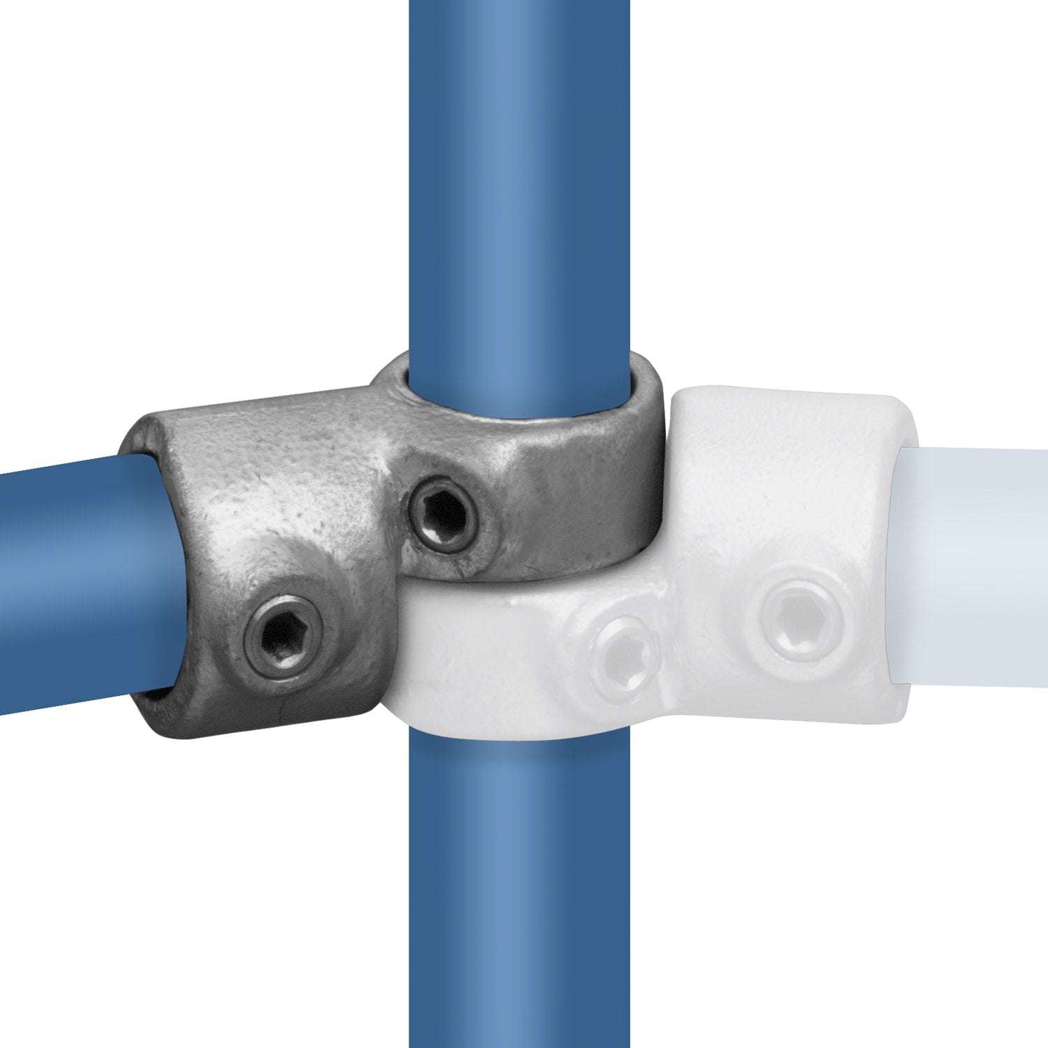 Winkelgelenk verstellbar 33,7 mm | Rohrverbinder 90°-180°